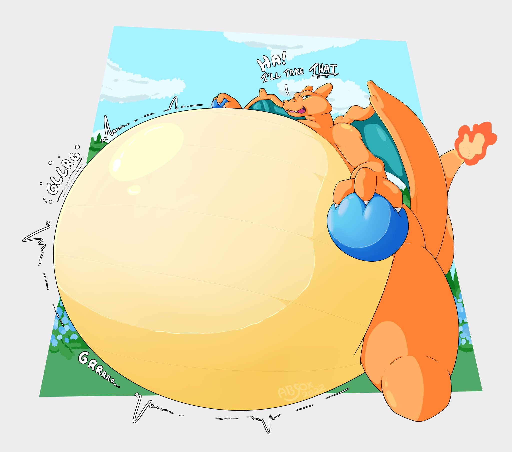Inflated Charizard