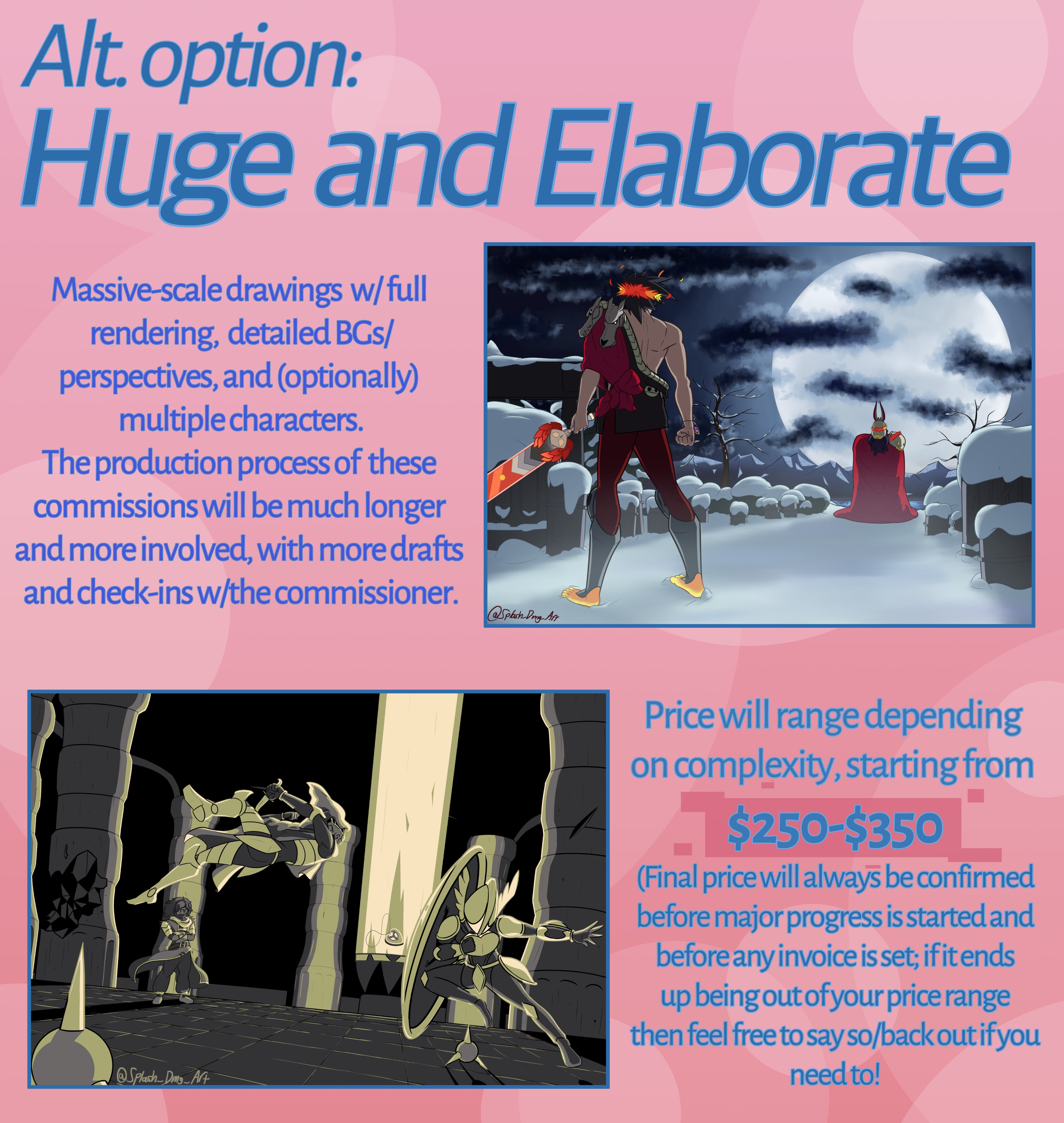 Splash💫 COMMS OPEN!! on Twitter: "UPDATED COMM SHEET with new examples and prices!! I hope you ...