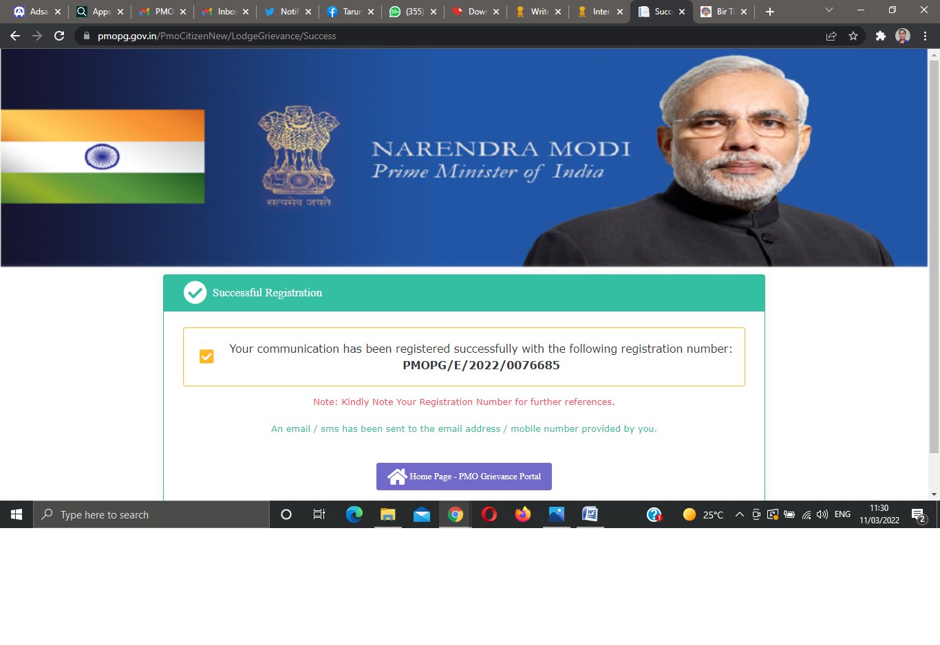 Dr. Tarun Kothari on Twitter: "Letter sent again.…