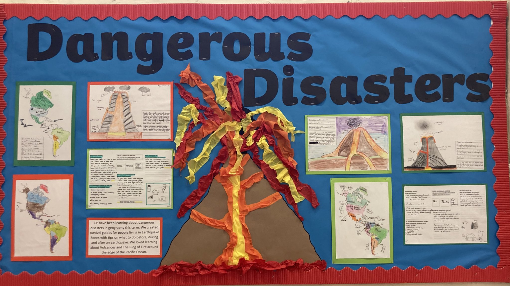 Natural Disasters Classroom Display
