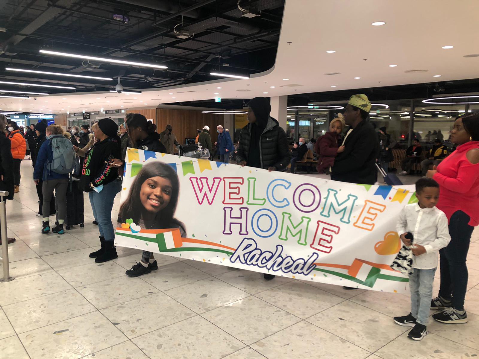Welcome Home Sign Airport