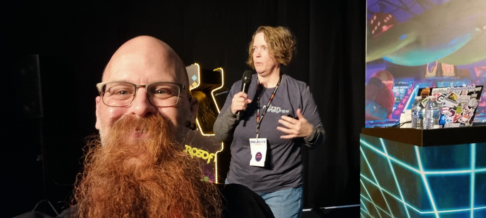 SQLBits على تويتر: "RT @sqldbawithbeard: Got a selfie with @SQLSwimmer #SQLBits https://t.co ...