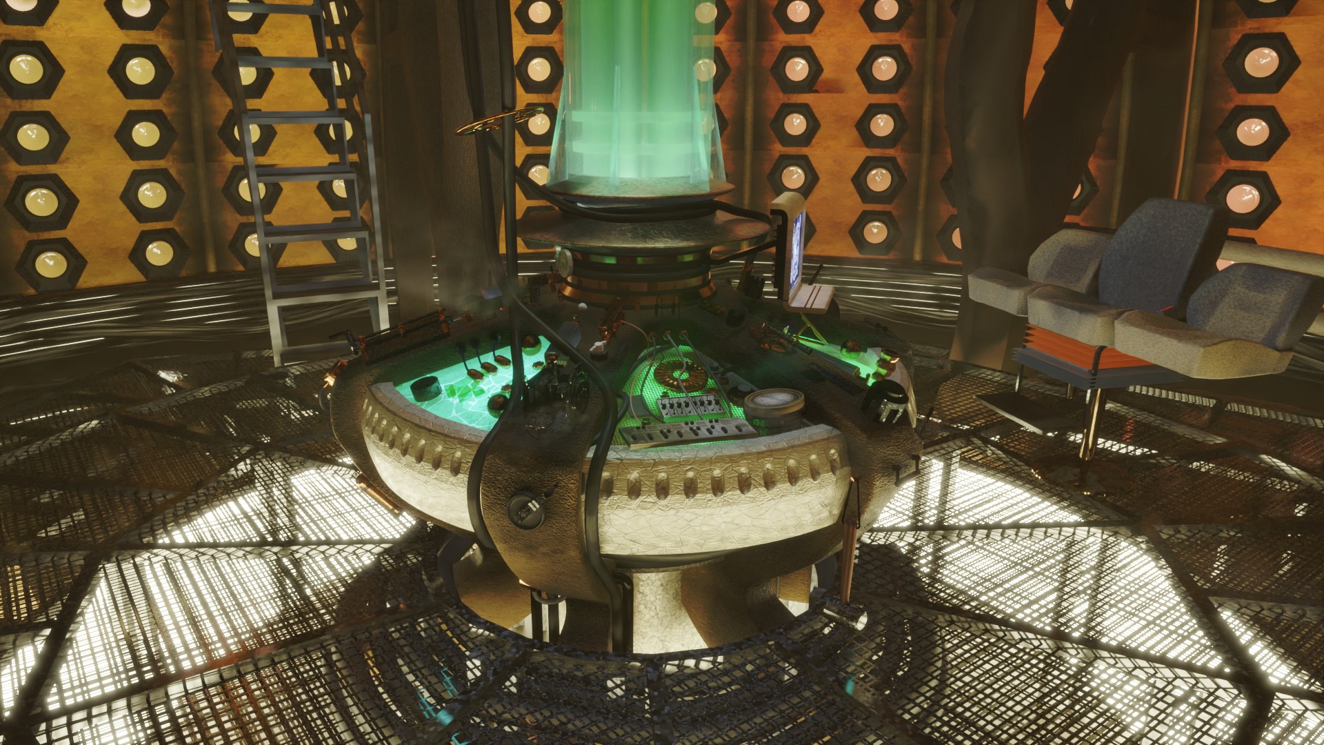 Tardis Interior 2022 Wallpaper