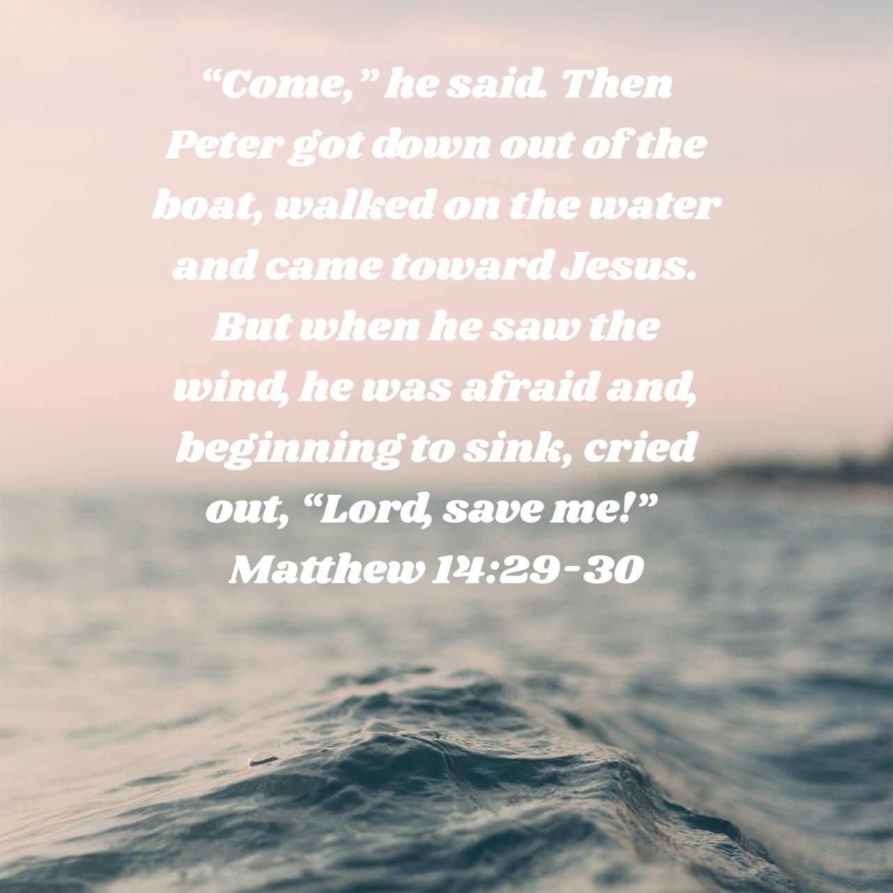 Matthew 14 27