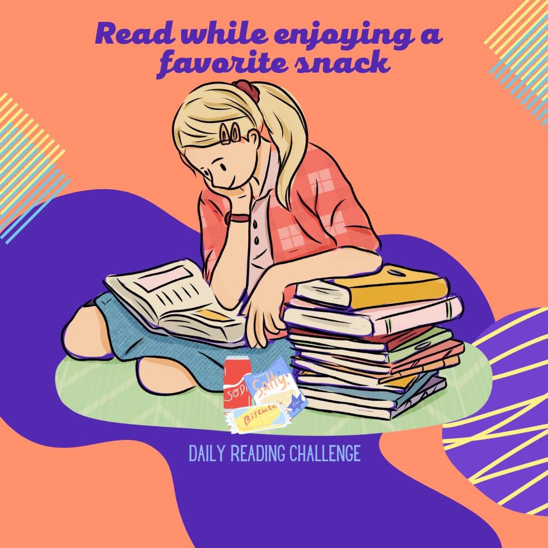 ECGLibrary on Twitter: "Today's Daily Reading Challenge is "Read while ...