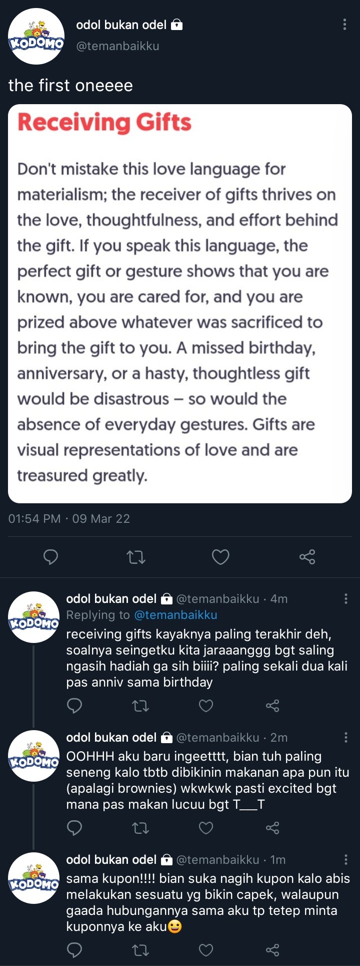 ai on Twitter: "receiving gifts https://t.co/mHFyWRbAN8" / Twitter