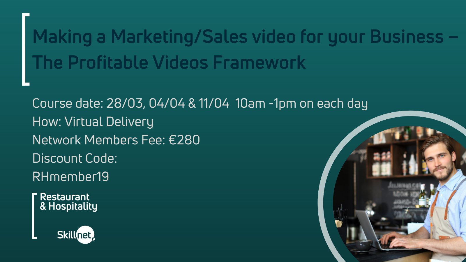 Restaurant & Hospitality Skillnet on Twitter: "Want to produce affordable professional looking ...