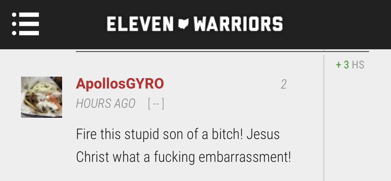 Message Board Geniuses on Twitter: "#OhioState fans had their own meltdown last night after ...