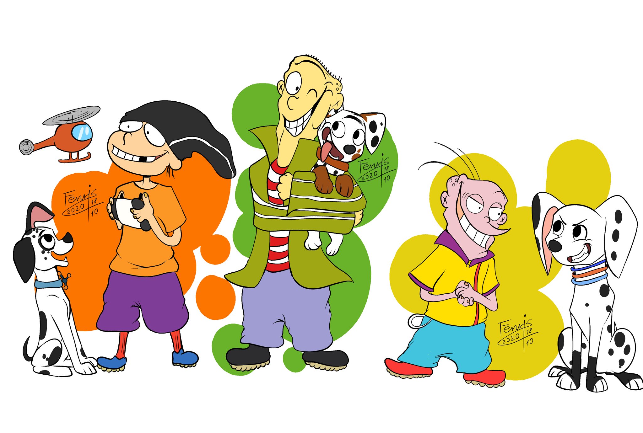 Fenris (commissions open) on Twitter: "Old artwork I've drew the first 101 ds x eene crossover ...