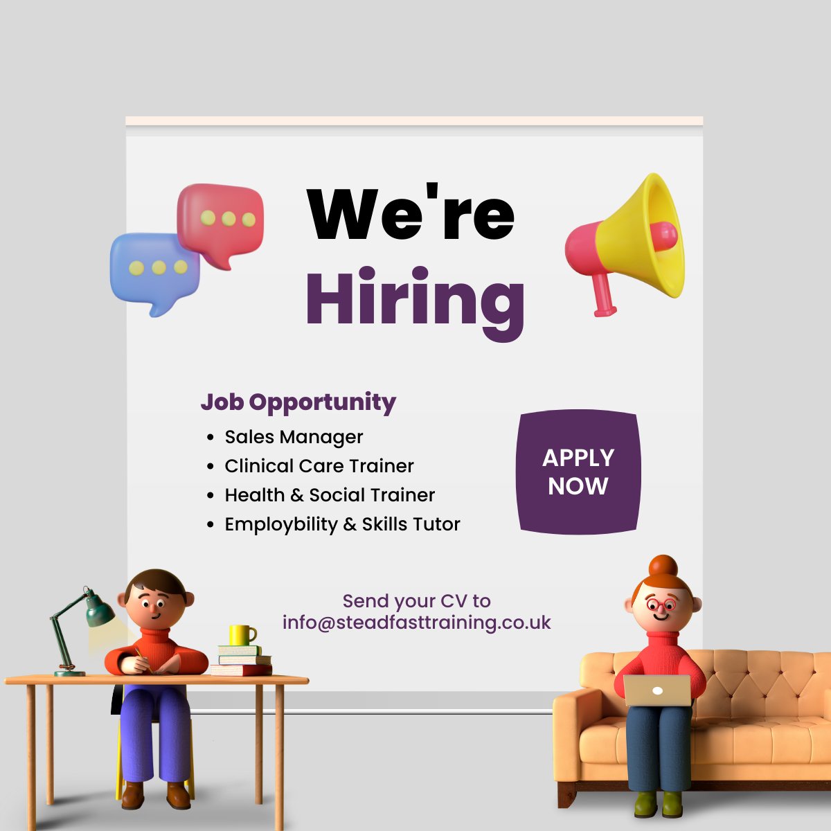 Steadfast Training on Twitter: "Looking to join the Steadfast Training Team? We're currently ...