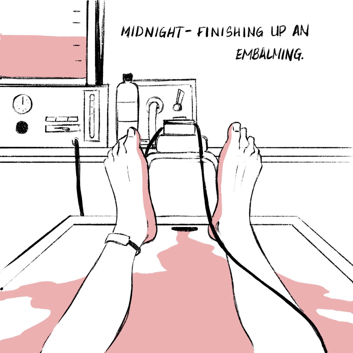 「More embalmer hourlies 」Cait Zellersの漫画