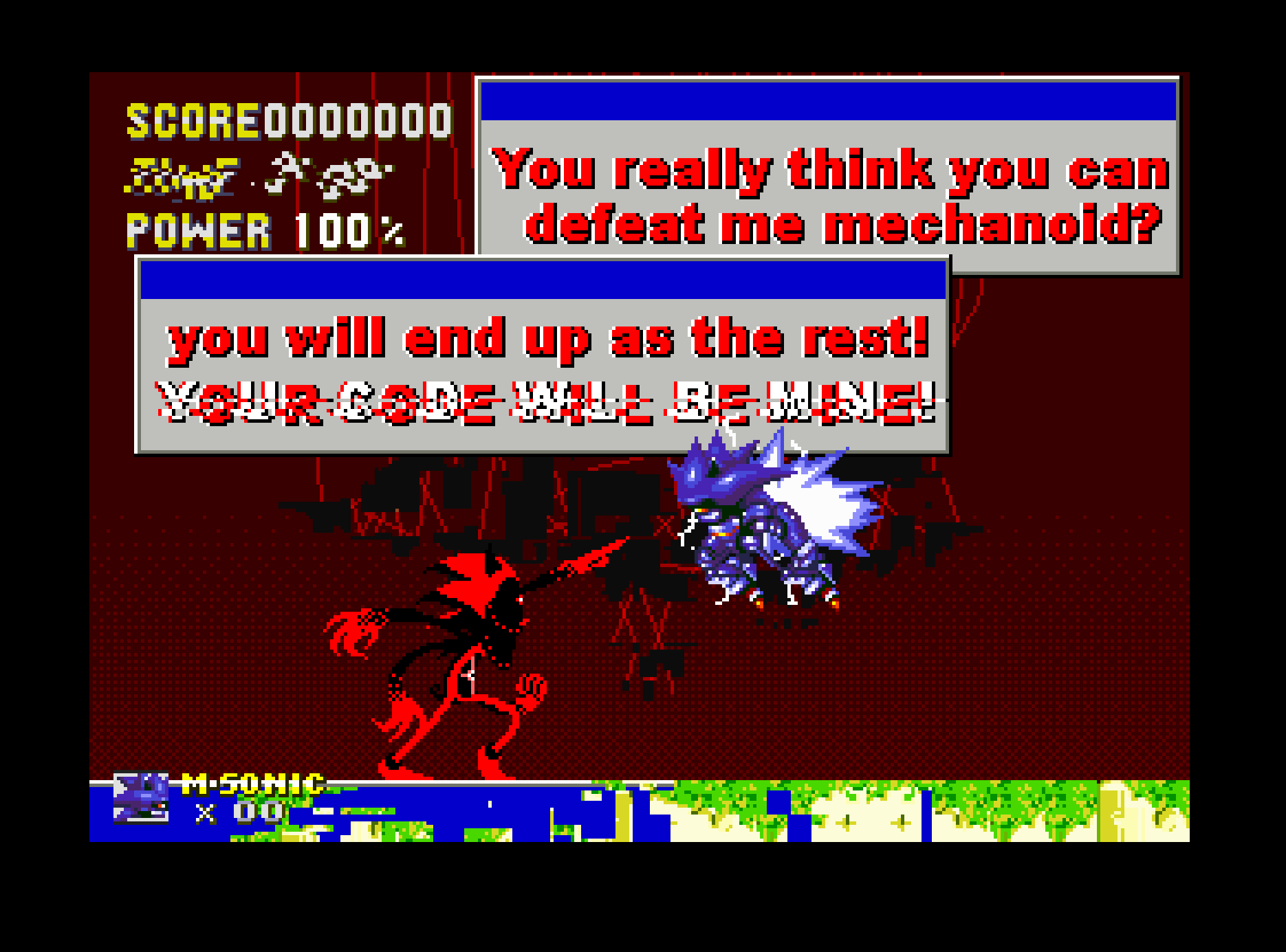 Mecha Sonic And Mecha Tails