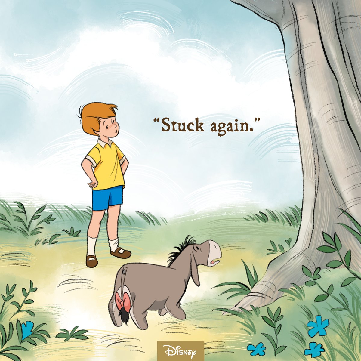 Pooh Bear Gets Stuck