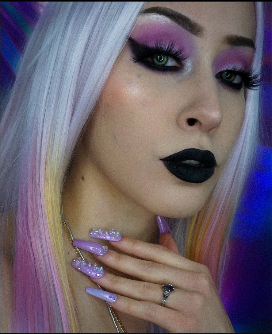 Pastel Goth Makeup