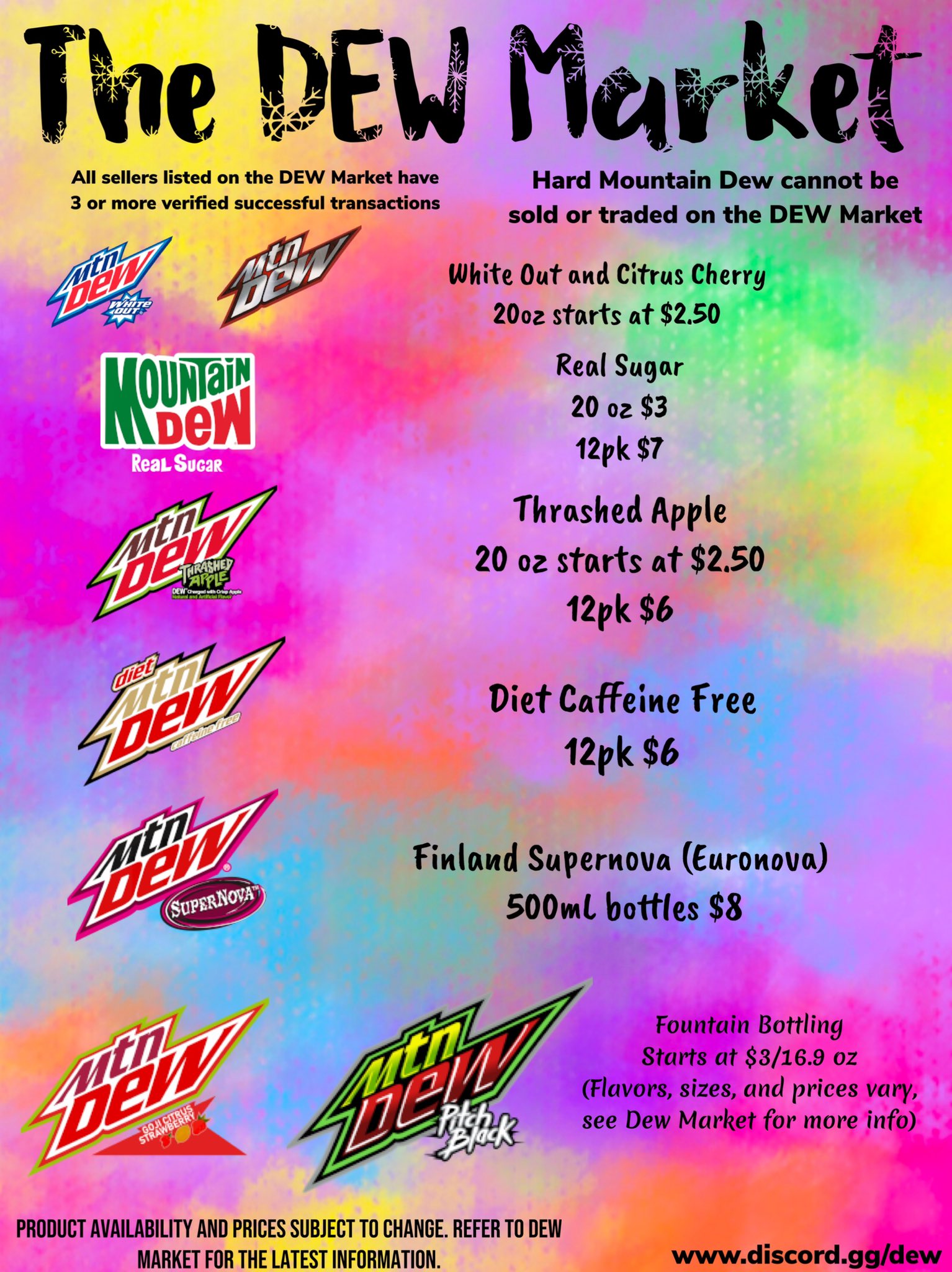 Diet Mountain Dew Supernova