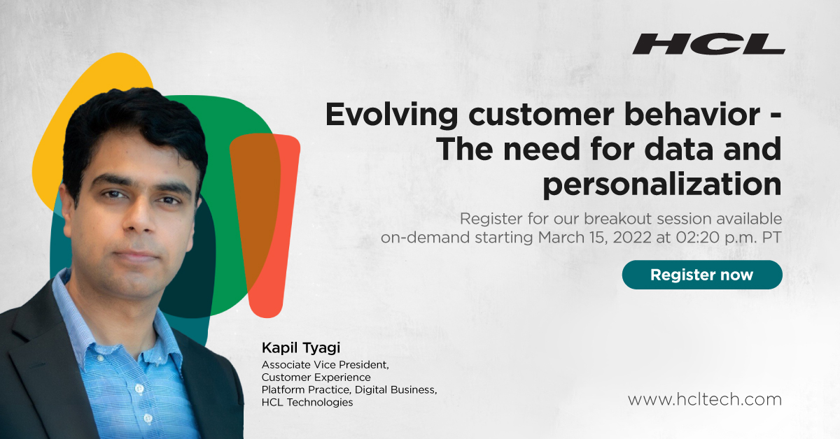 hcltech on Twitter: "Watch Kapil Tyagi, AVP, Customer Experience Platform Practice, HCL ...