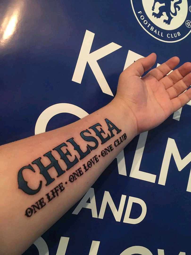 Chelsea Name Tattoo