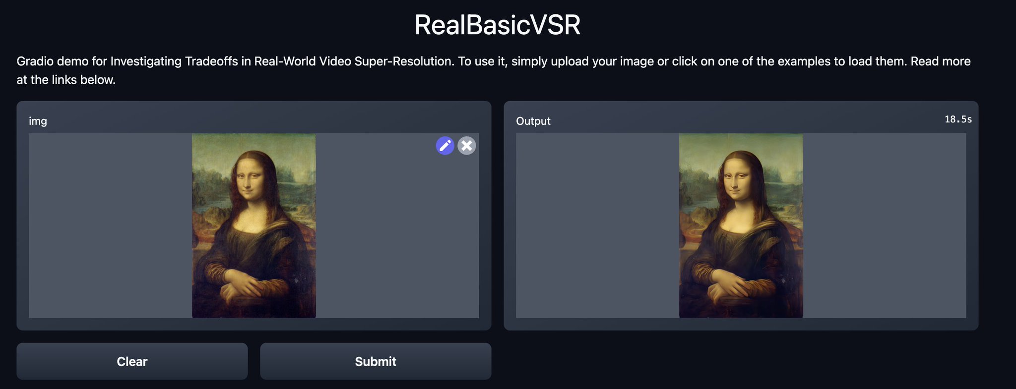 AK on Twitter: ".@Gradio Demo for Investigating Tradeoffs in Real-World Video Super-Resolution ...