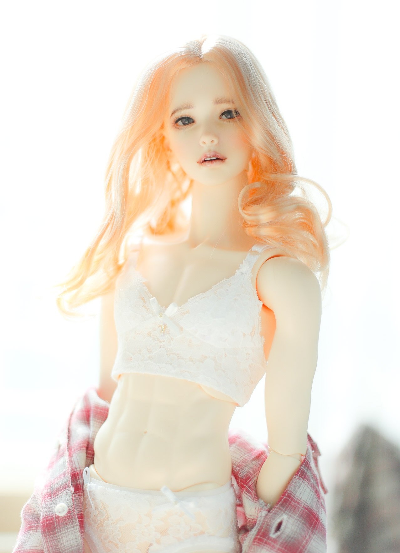 예? 원호우☂️주의보 on Twitter: "SD17 man's bralette 약간의 티슈로 볼륨을 넣어준 사진입니다 피팅에는 진아아씨🦊…