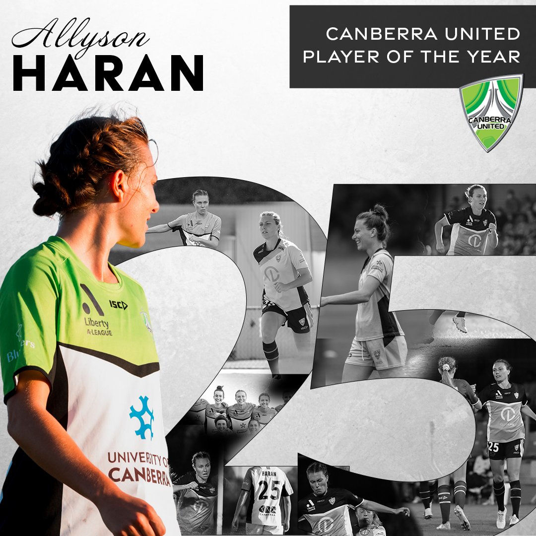 Ally Haran wins player of the year for Canberra United : r/NWSL