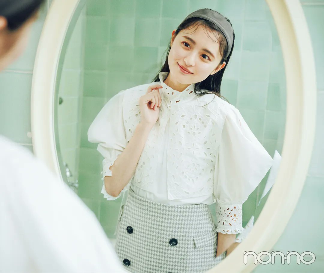 ノンノ／nonno on Twitter: "【 #遠藤さくら の春待ちトップス】 自分のための＂肌見せ＂を楽しむ、透け感ブラウス⭐️ 旬の要素を清楚に取り入れ🎶 ︎ https://t.co ...