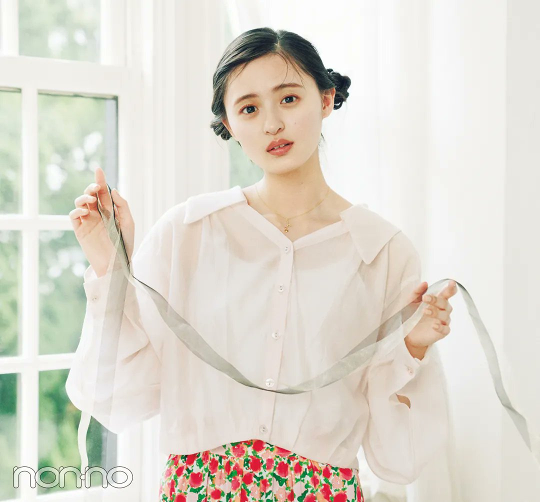 ノンノ／nonno on Twitter: "【 #遠藤さくら の春待ちトップス】 自分のための＂肌見せ＂を楽しむ、透け感ブラウス⭐️ 旬の要素を清楚に取り入れ🎶 ︎ https://t.co ...
