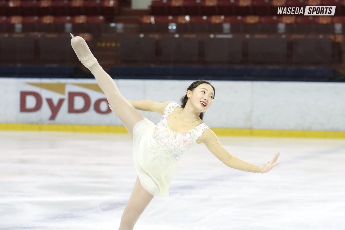 早稲田スポーツ新聞会 on Twitter: "[フィギュアスケート]WASEDA ON ICE 2022 現役生演技②-1 チェンドンシェン 土屋凜菜 千葉紫織 西浦穂香 #早スポ ...