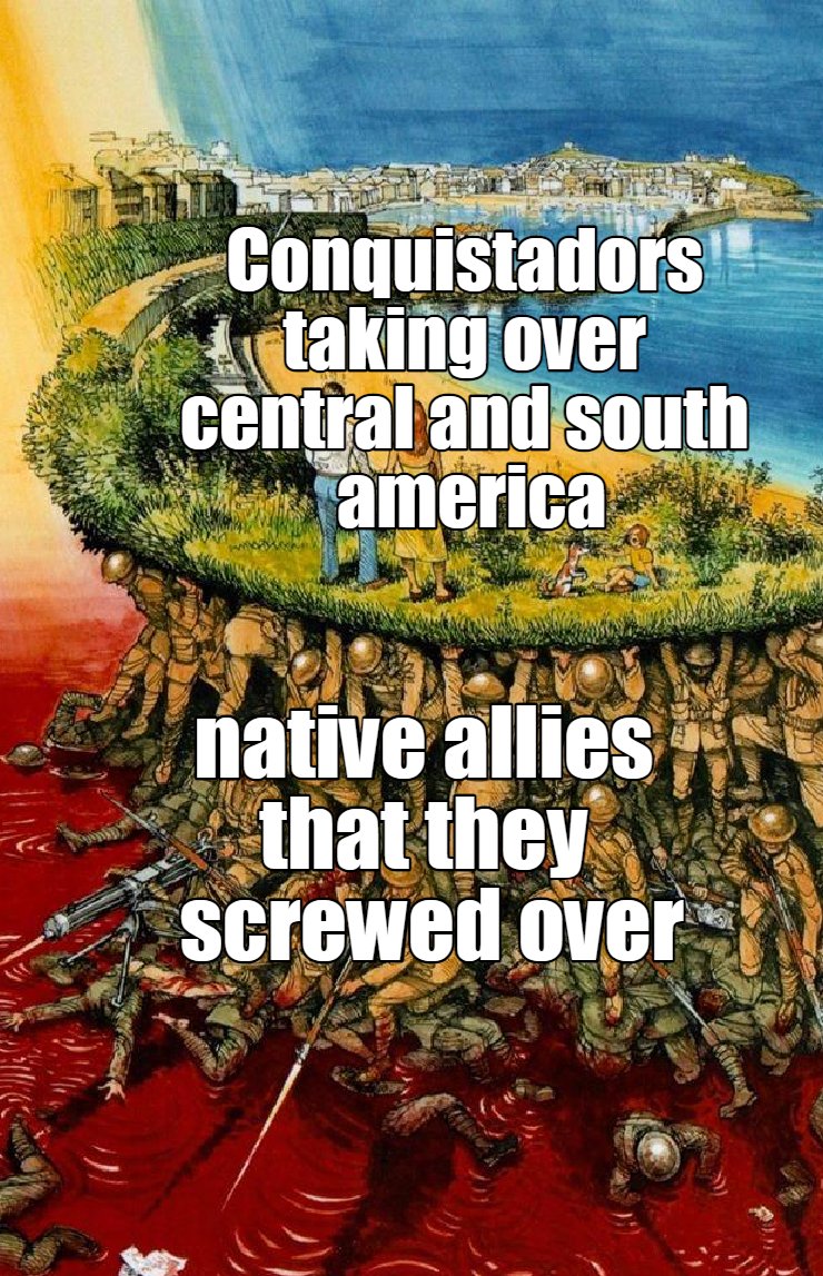 r/HistoryMemes on Twitter: "There's no way just a few hundred conquistadors beat a huge empire ...