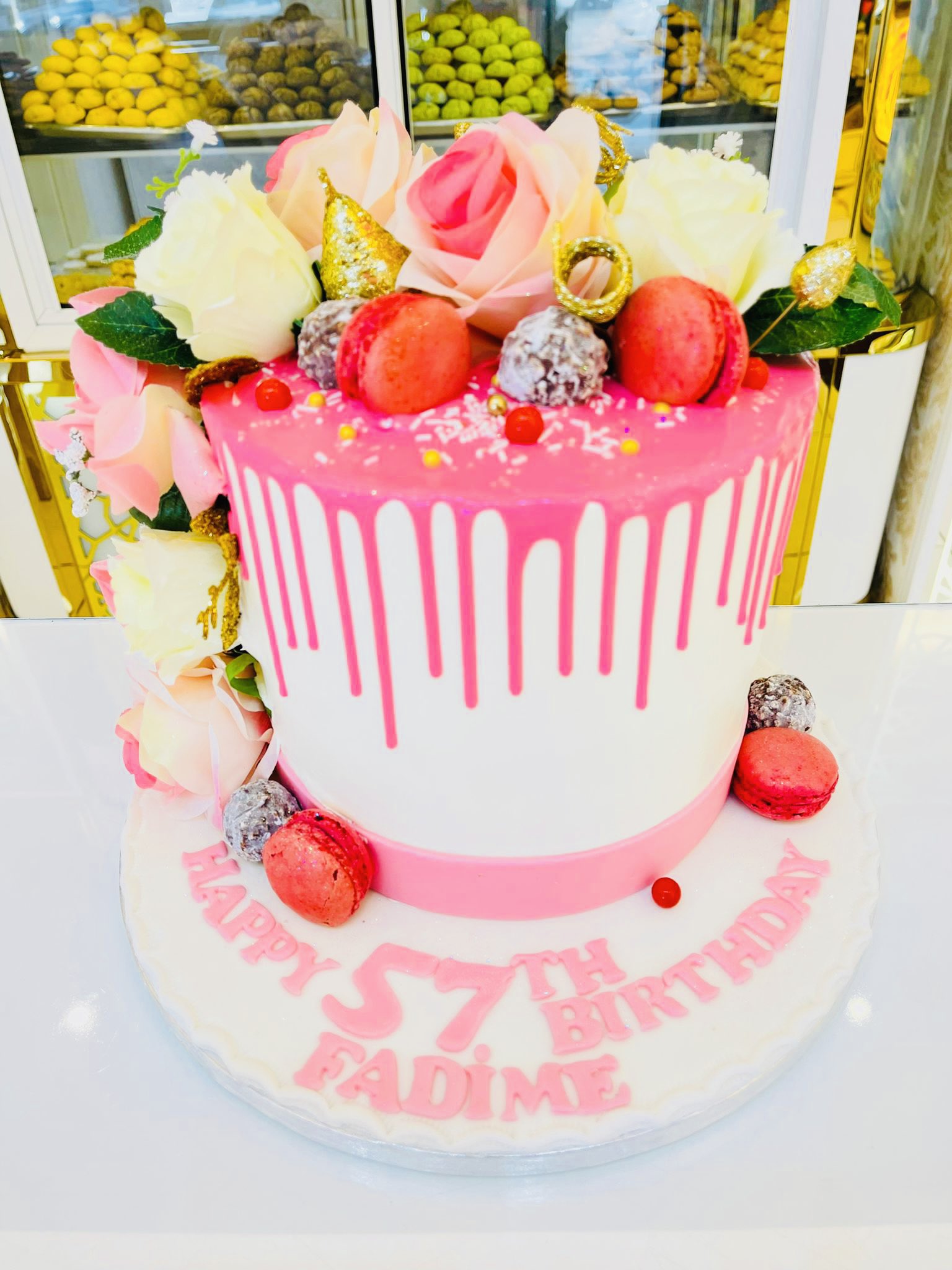 Happy 57 Birthday Cake