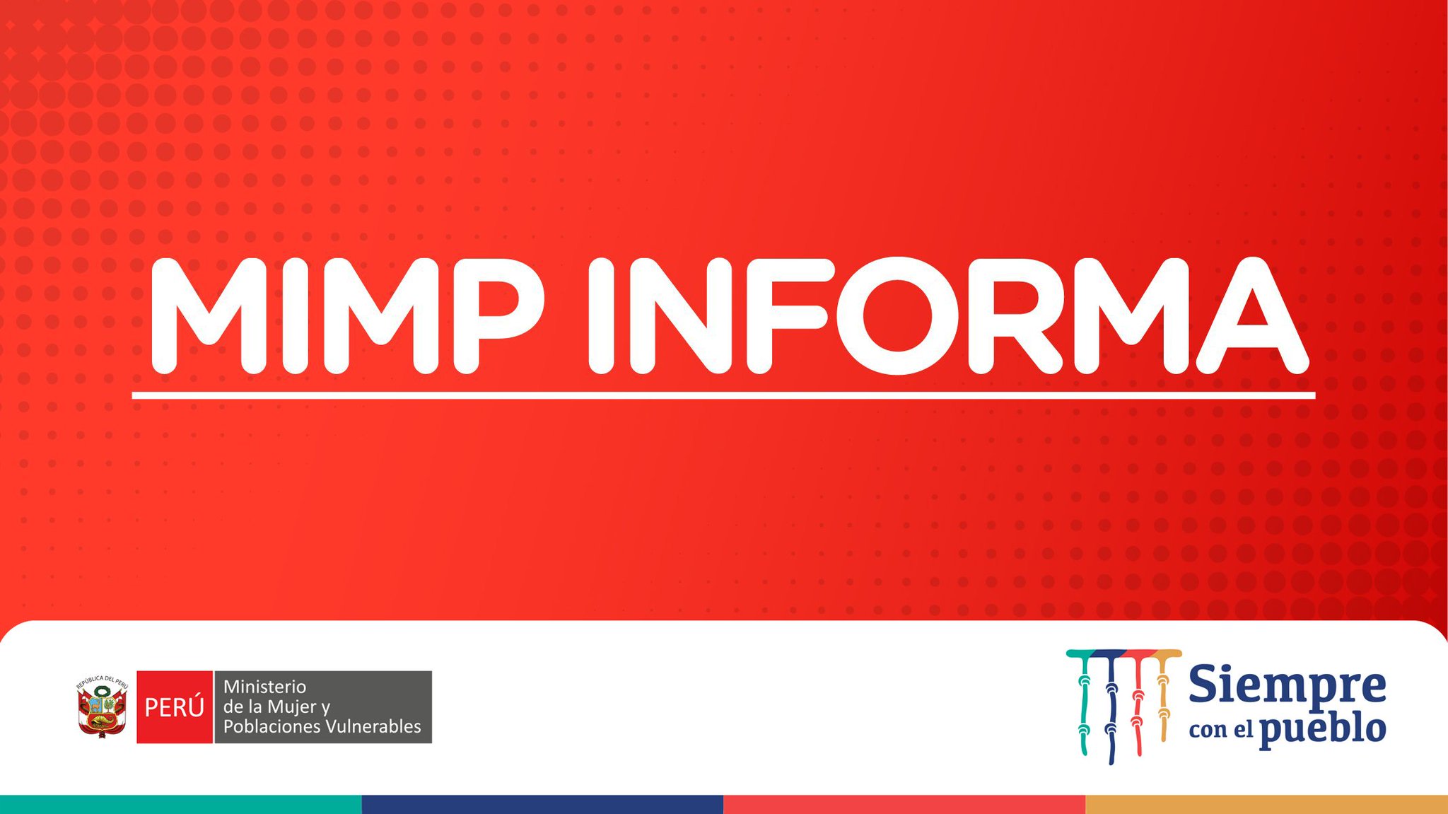 Ministerio de la Mujer y Poblaciones Vulnerables on Twitter: "#Piura El Programa Nacional Aurora ...