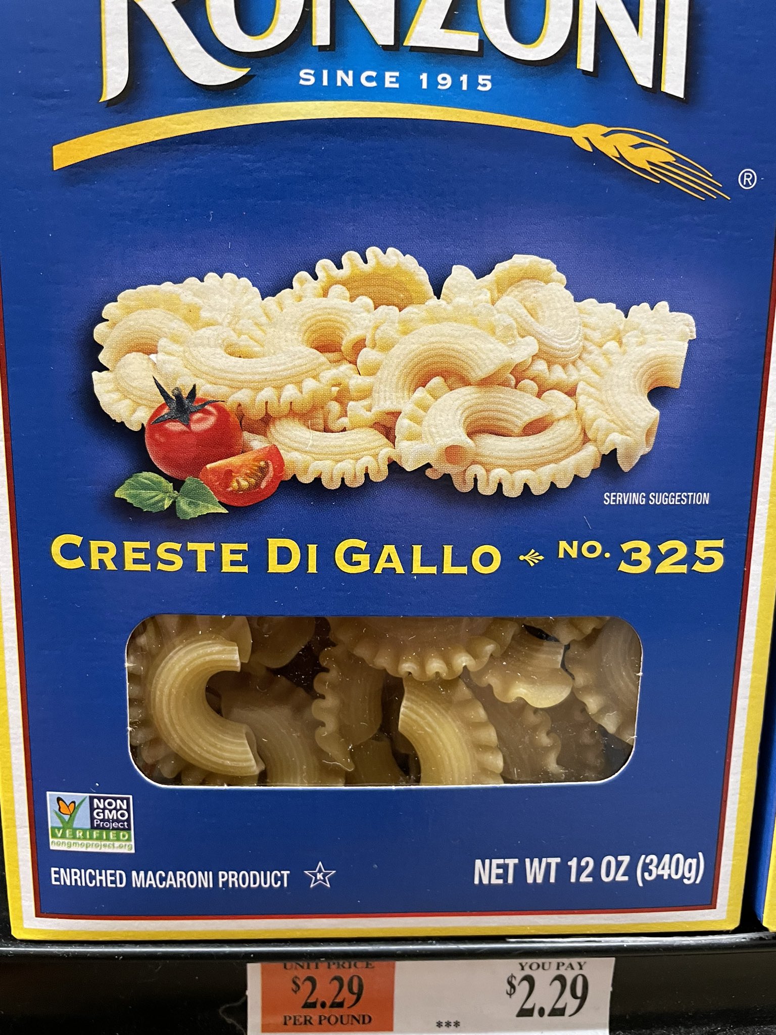 Ronzoni Creste Di Gallo, 325, 51% OFF | www.pinnaxis.com