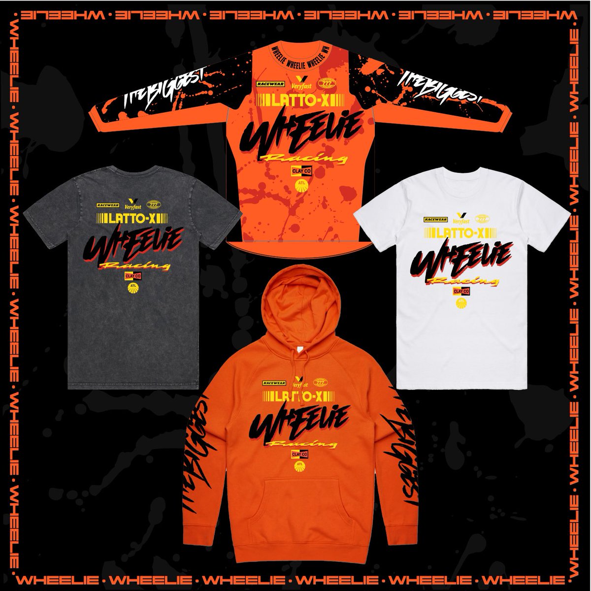 Wheelie merch is available!! 🏍https://t.co/O33E02QPUk BIG LATTO 🎰 @latto