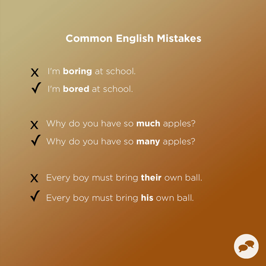 EnglishCentral on Twitter: "You've probably made some of these mistakes ...