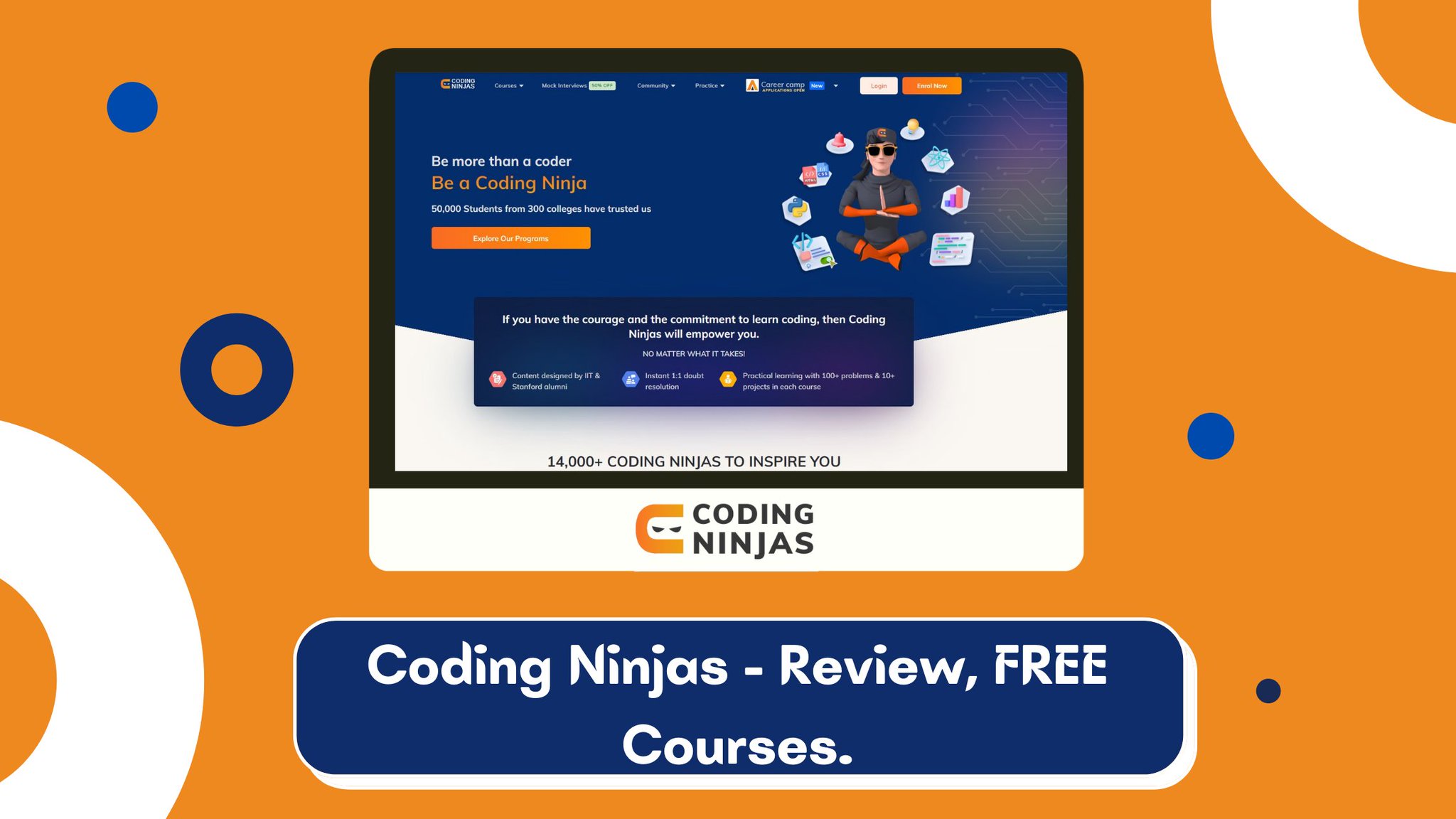 EnrollMind on Twitter: "Coding Ninja was founded in 2016 with the goal of bridging the knowledge ...