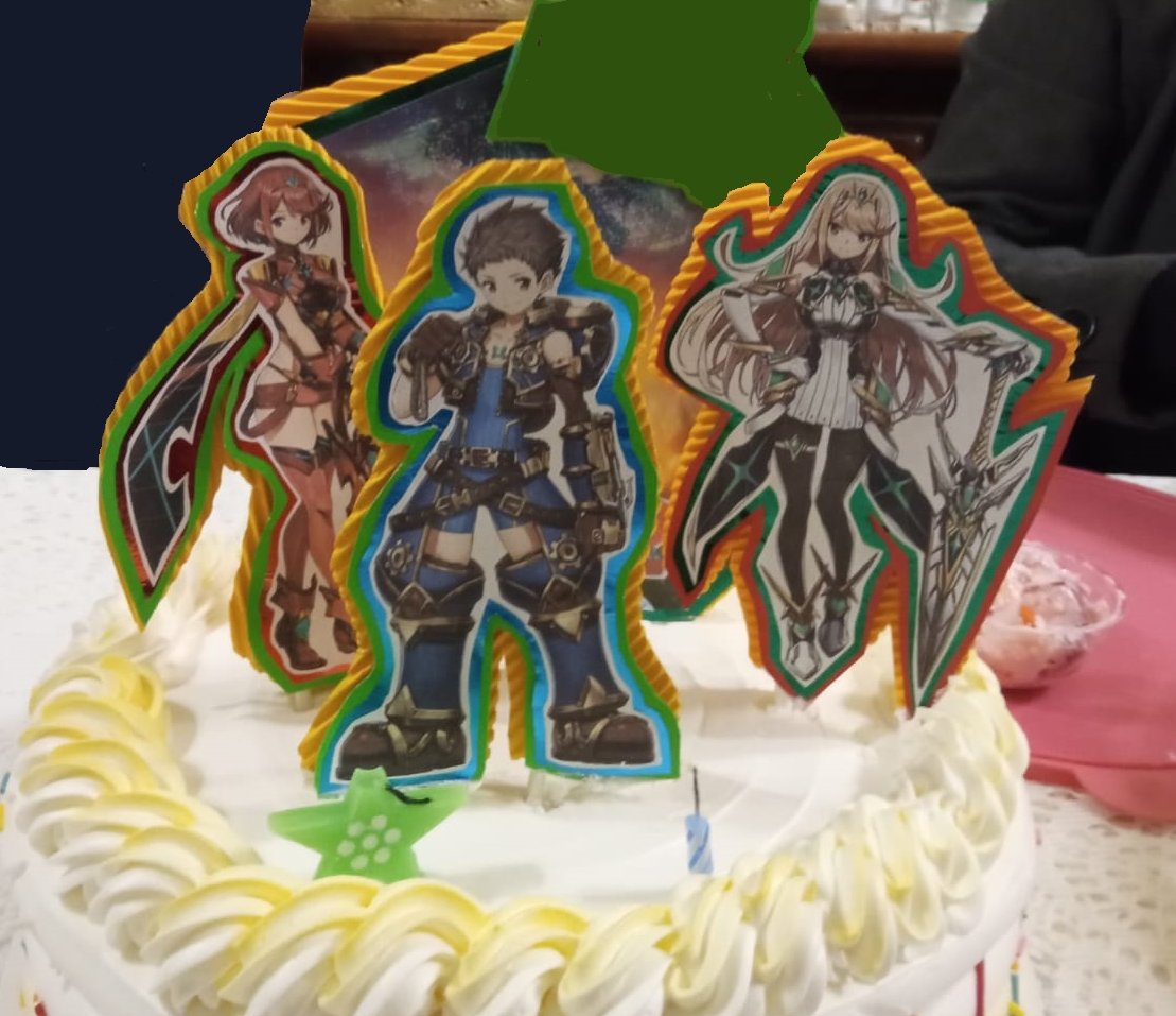 Recently it was my birthday, so I decided to order a cake based on XC2 ...