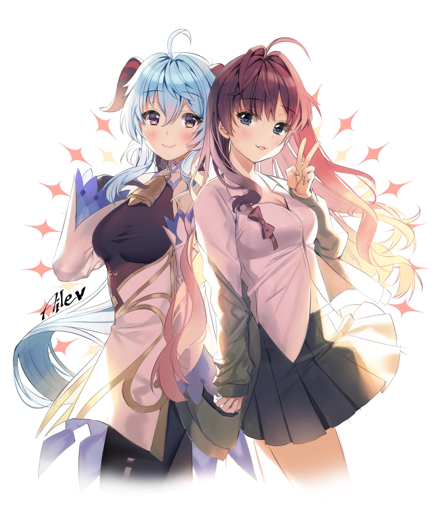 (재택재활중)사랑은빠바박 on Twitter: "RT @_aile824: 私の嫁たちでrkgk #甘雨 #GenshinImpact #原神 #一ノ瀬志希 https://t.co ...