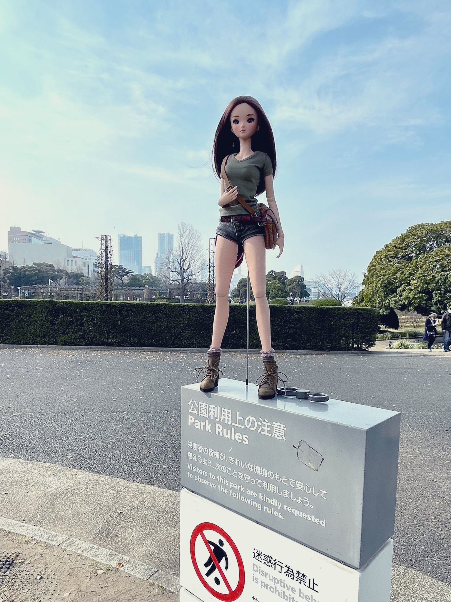 Studio simplex on Twitter: "ガンダム見た後は氷川丸をみて山下公園を散策 #smartdoll #スマートドール…