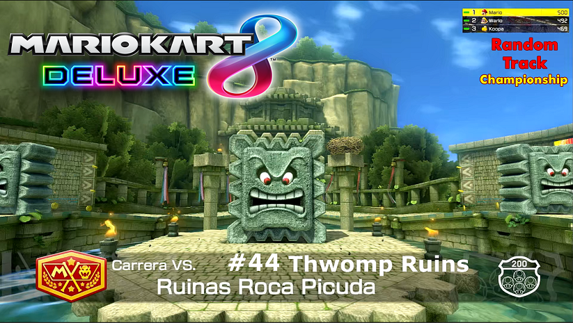 Mario Kart 8 Thwomp Ruins