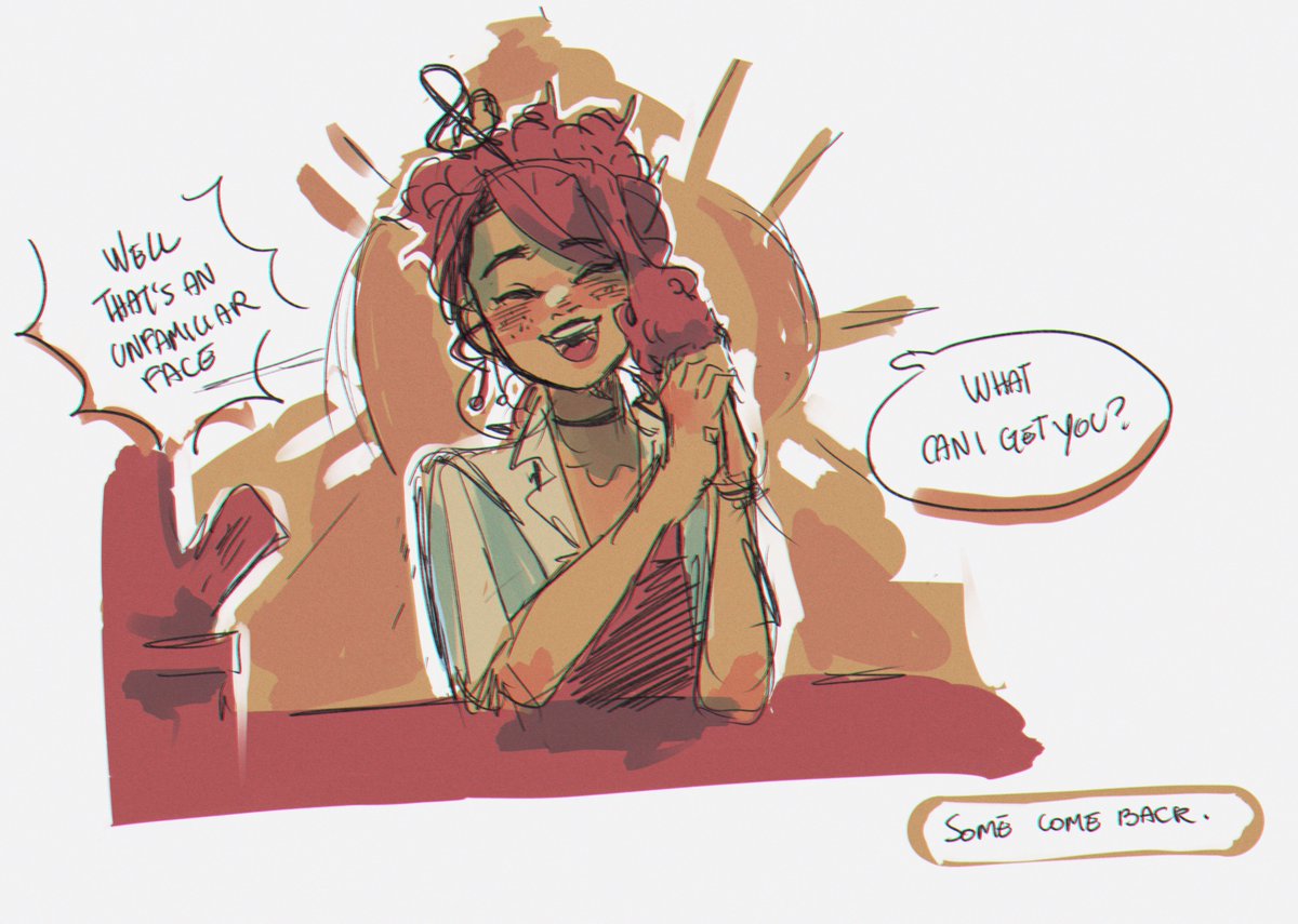 「one day ill draw them decently but for now have a messy comi」Jazzy🍀🍉の漫画