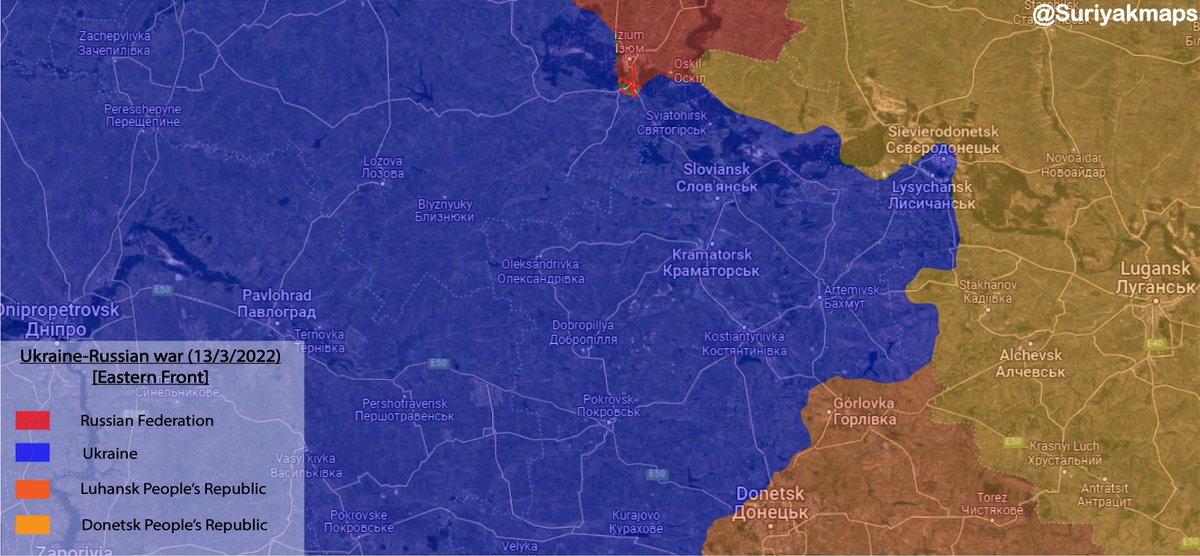 Thread by Suriyakmaps: New map of #Ukraine during the next minutes ...