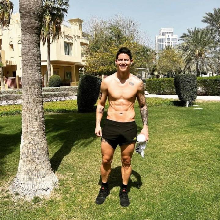 James Rodriguez Shirtless