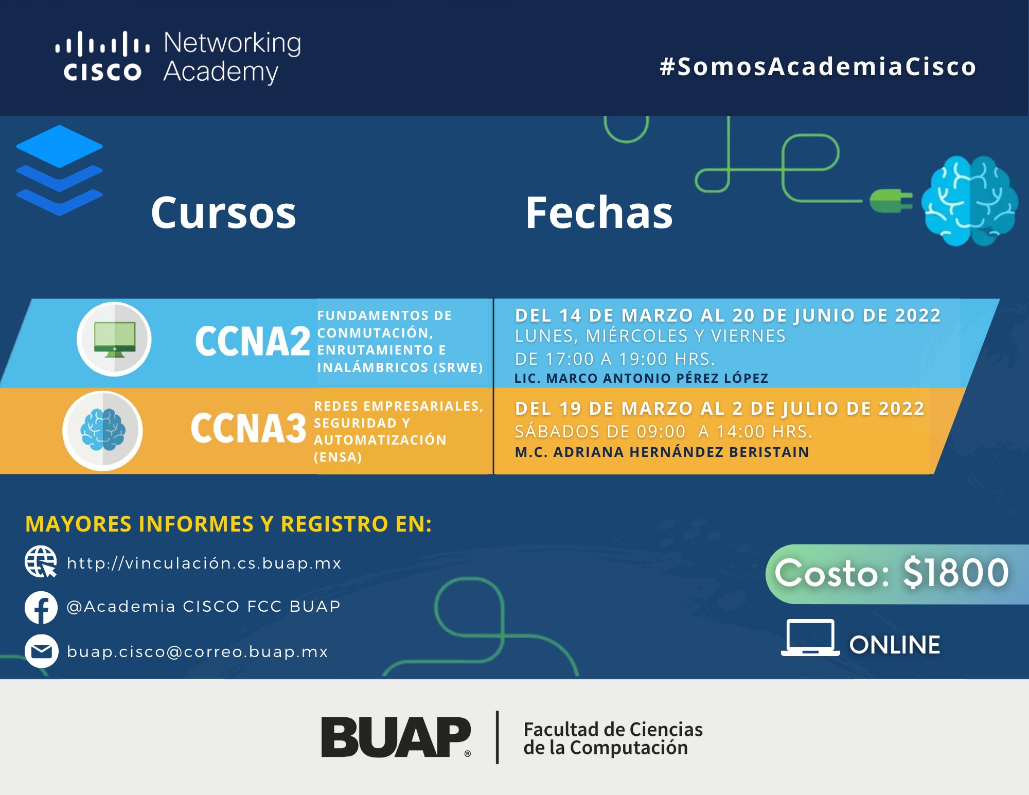 BUAP on Twitter: "🔗 Esta serie de cursos de CCNA, se centrarán en las tecnologías de switching ...