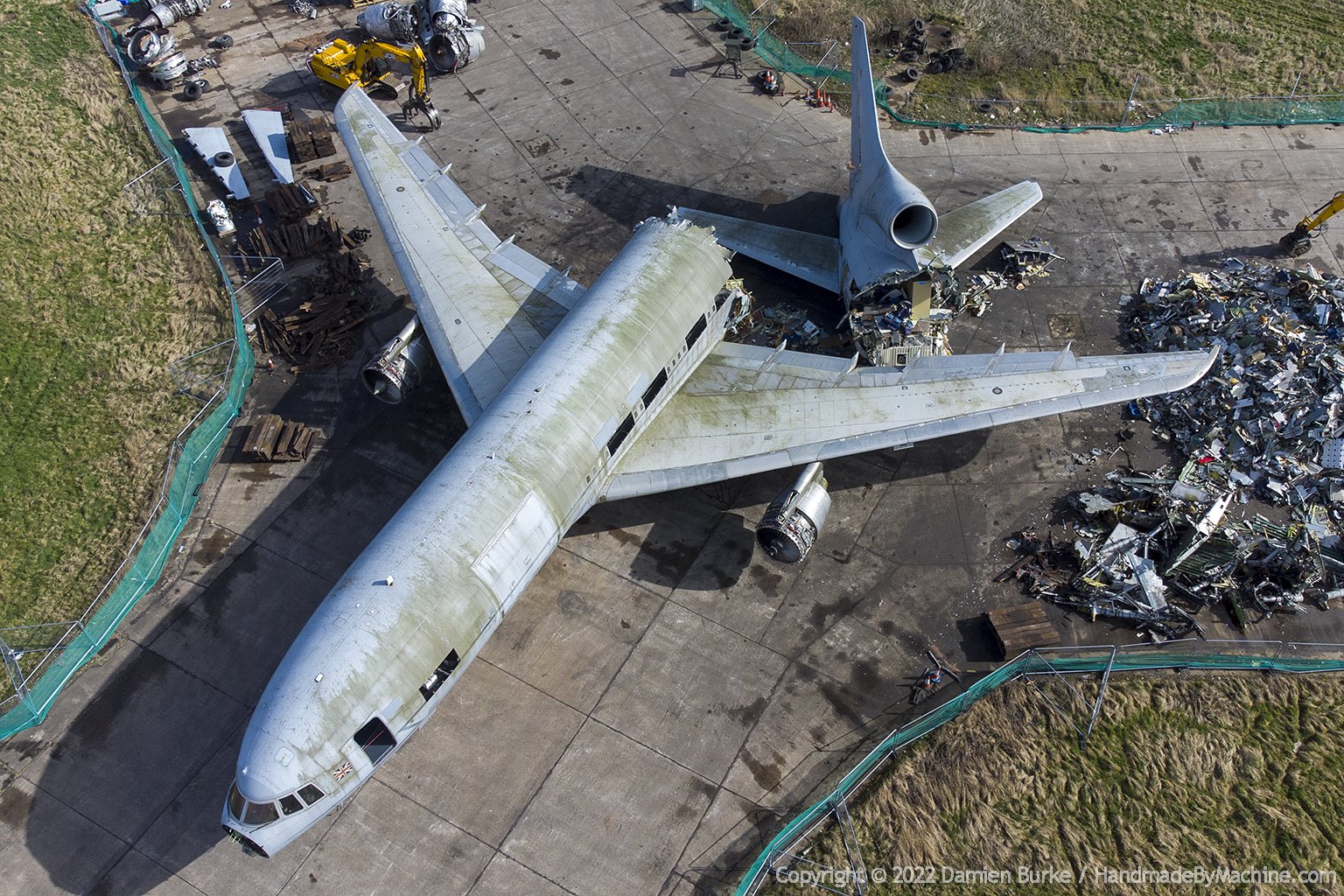Aircraft stored at Bruntingthorpe scrapped (RAF Tri-Stars, VC-10's ...
