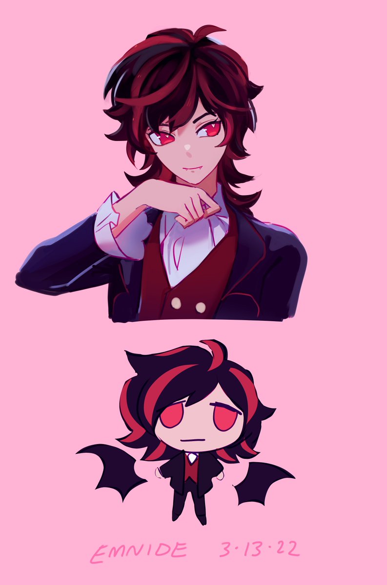 「some drawing tests ft. kieran valentine 」|aero 🍳🌼 limbus keychains!のイラスト