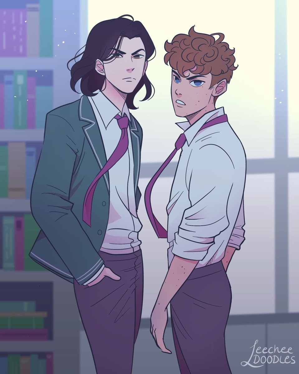 「Currently obsessed with the Simon Snow trilogy and couldn't 」Arleyの漫画