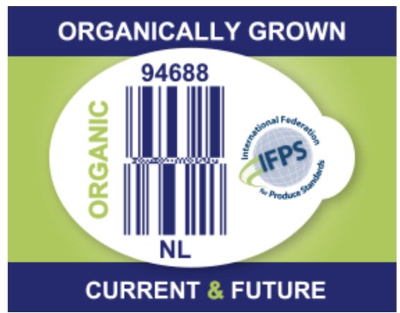 Organic Food Label Code
