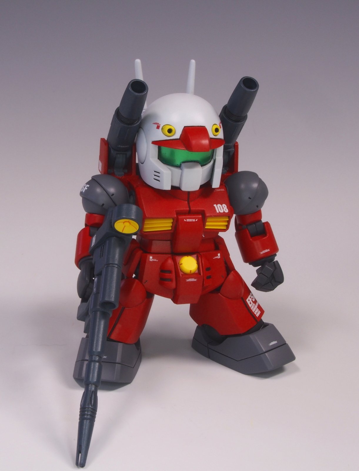 ヤドカリ on Twitter: "SDCSスタイルのガンキャノン完成。 ガンキャノンののっそりした雰囲気がよく再現できたように思う。 肩キャノンの給弾どうなってるんだとか、リアル体型なら気に ...