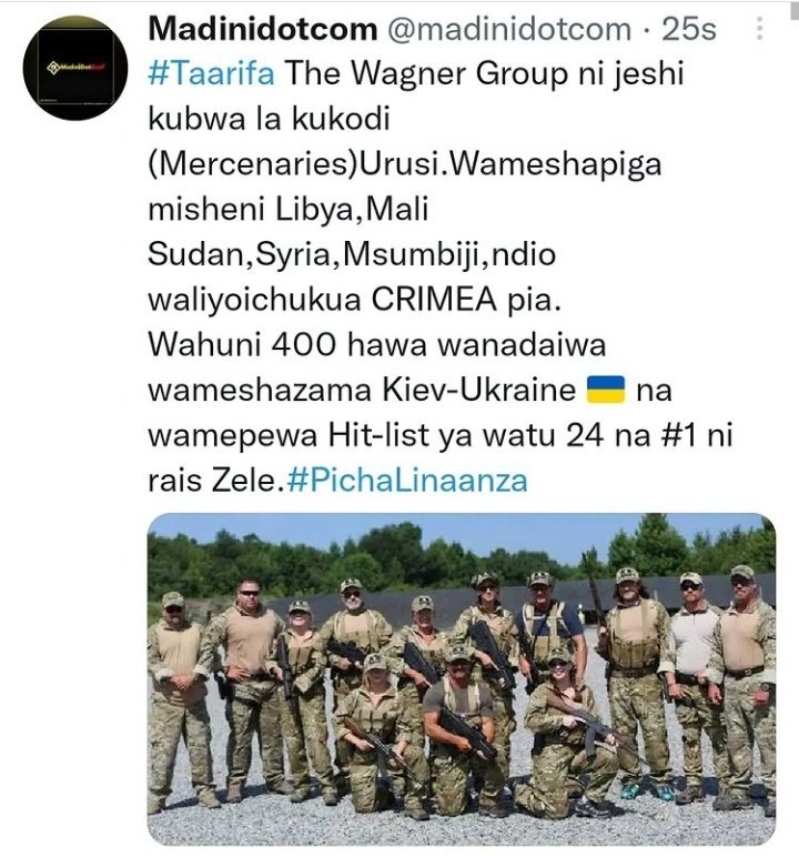 #Taarifa Uingereza imethibitisha jamaa tayari wapo mji mkuu wa Ukraine ...