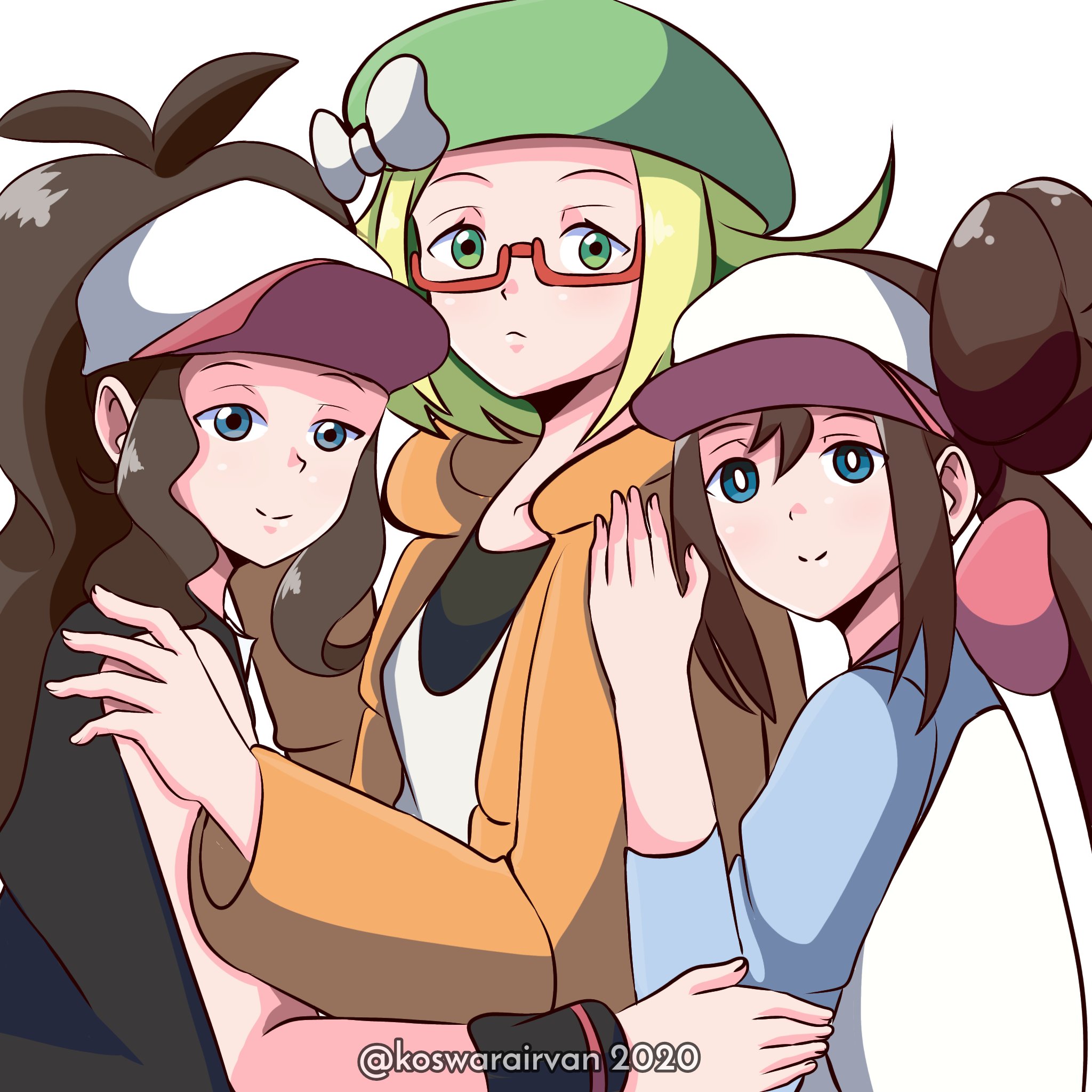 Pokemon Hilda And Rosa