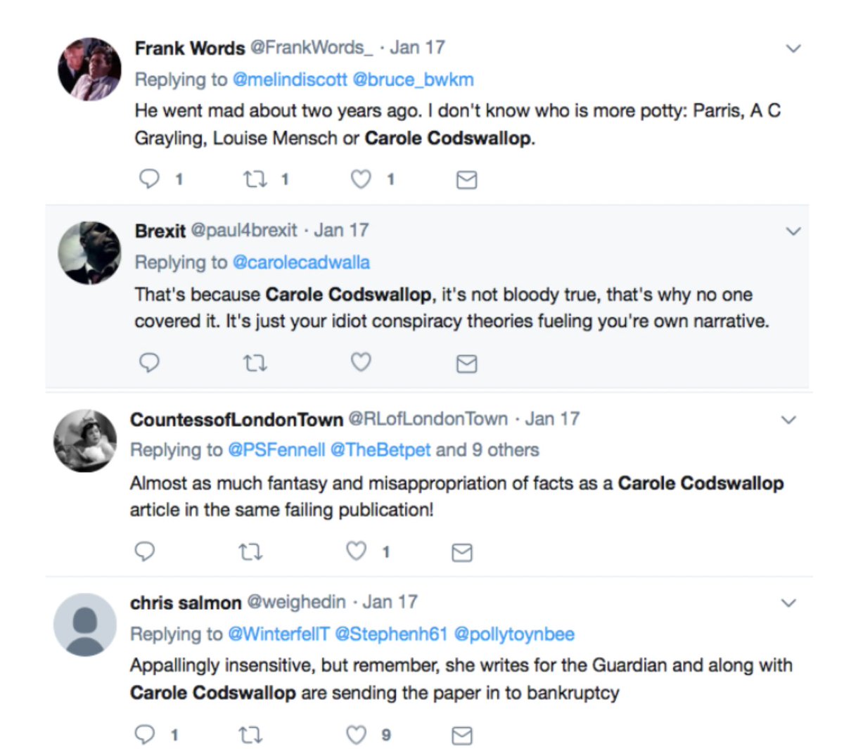 Carole Cadwalladr On Twitter Theres Been Bit Of Attention On Andrew